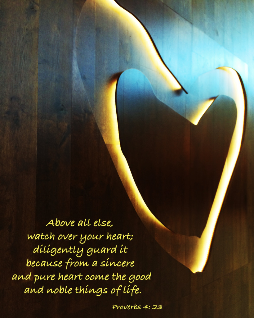 Guarding Your Heart – Darkened Glass Reflections