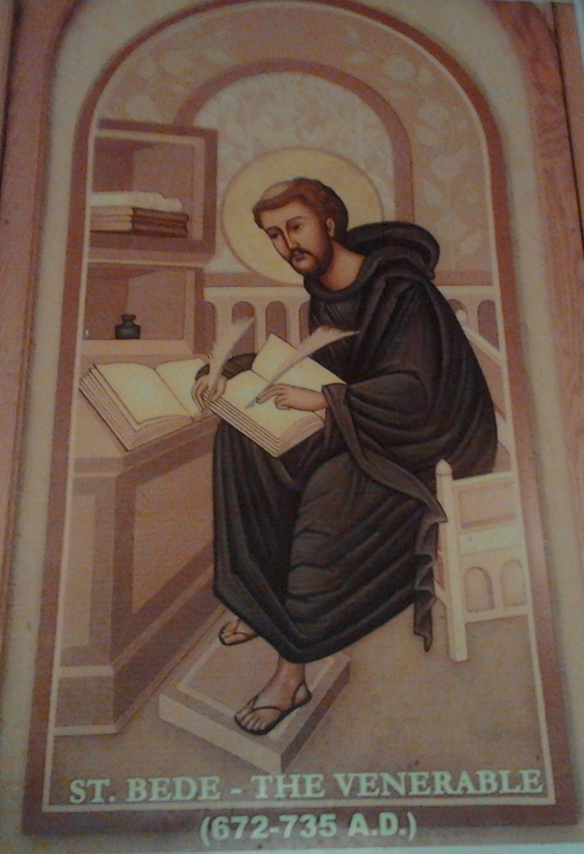 Bede the Venerable: Gifts from God Given Back to Him – Darkened Glass ...